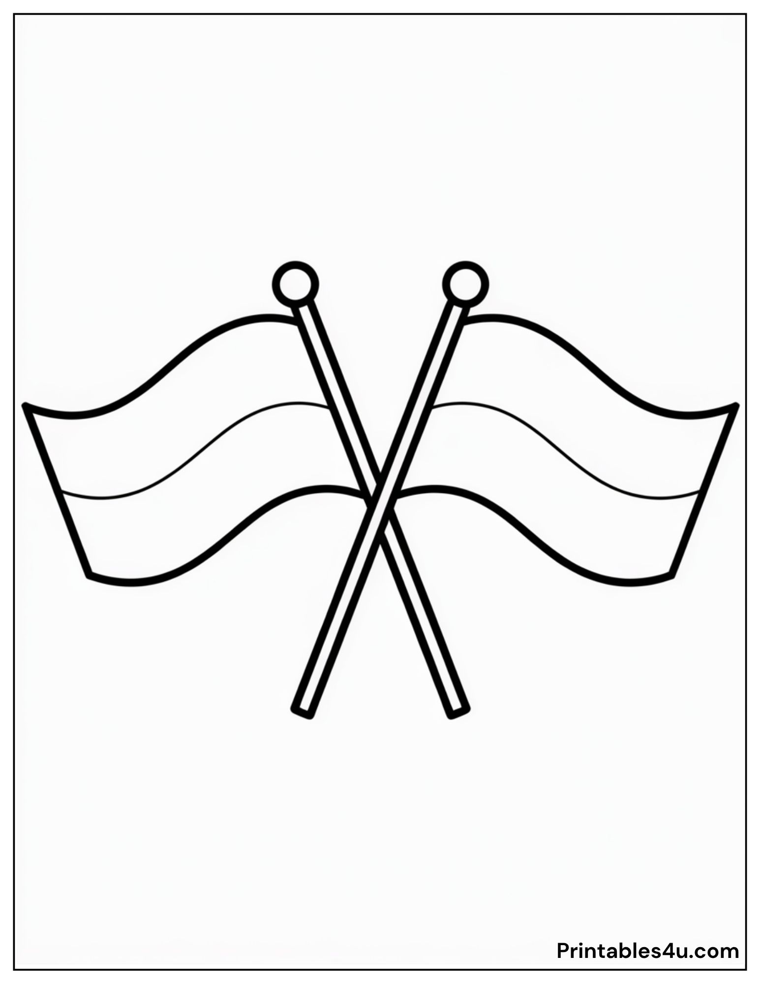 Monaco Flag Coloring Page for Kids (15 Free Printable PDF) - Printables4U